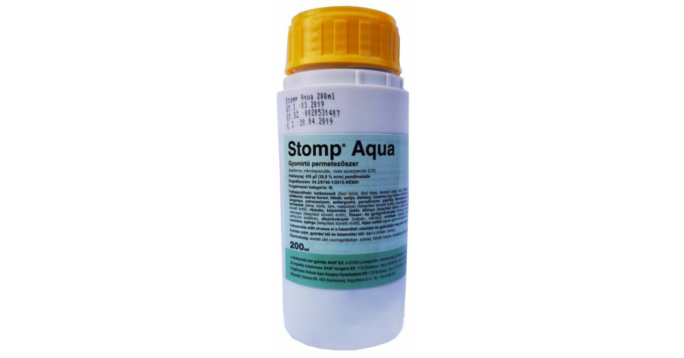 Stomp Aqua gyomirtó permetezőszer 200 ml