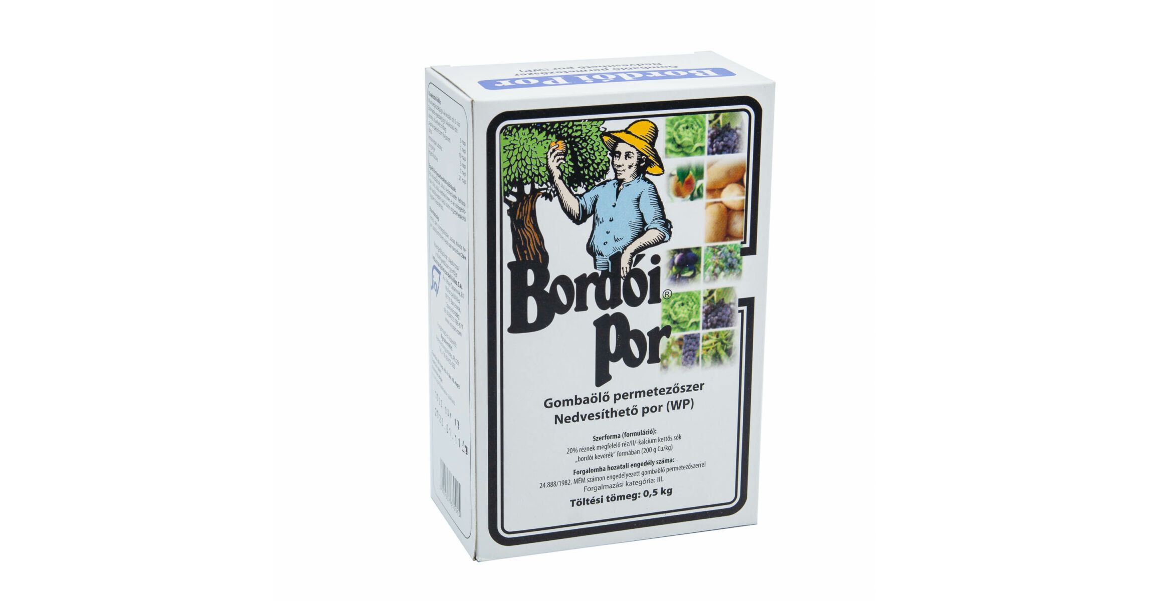 Bordói por gombaölő permetezőszer nedvesítő por (WP) 0,5 kg