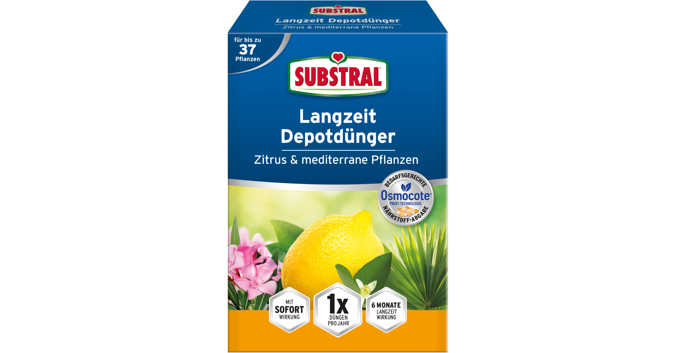 Substral Osmocote Citrus és mediterrán növénytáp (leander) 750g ...