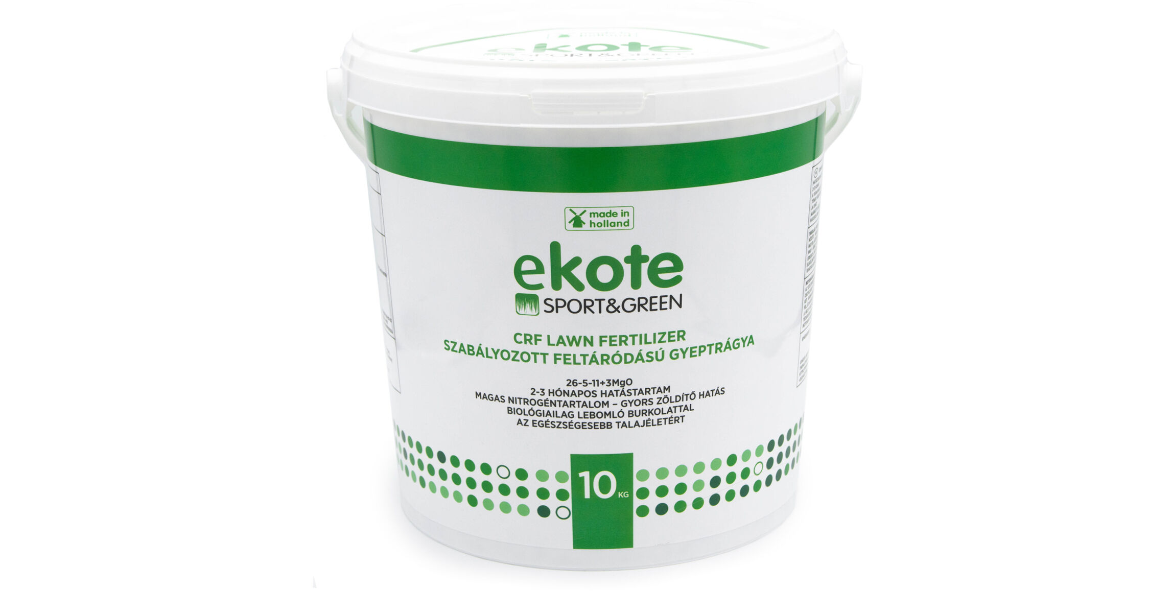 Ekote Sport&Green tavaszi gyeptrágya 2-3 hó 26-5-11+3Mg+M.e. 10 kg ...