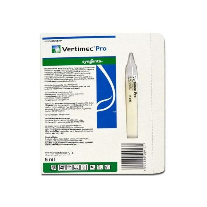 Vertimec Pro rovarölő permetezőszer 5 ml ampulla